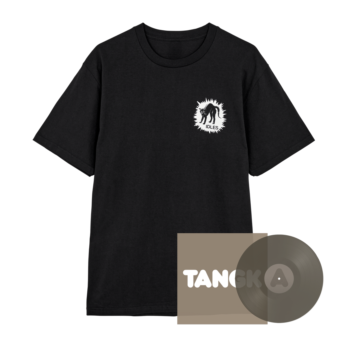 TANGK COLLECTOR'S VINYL + No King Cat T-Shirt - IDLES