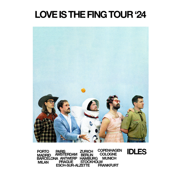 Locked Heart Hoodie + Smoke LP + 2024 Event Poster – EU Tour Poster - IDLES